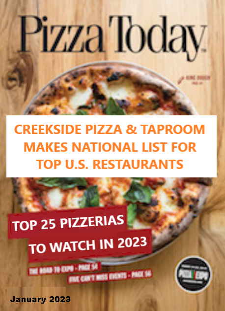 PIZZA TODAY: Creekside Makes National Top 25 - Creekside Pizza & Taproom